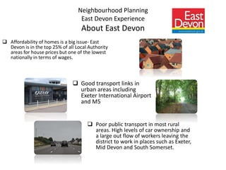 Neighbourhood Planning East Devon experience | PPT