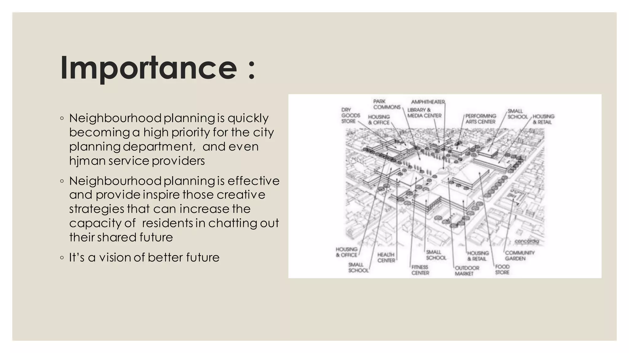 Neighbourhood unit (Clarence Perry) | PDF