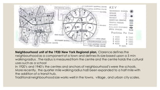 Neighbourhood unit (Clarence Perry) | PDF