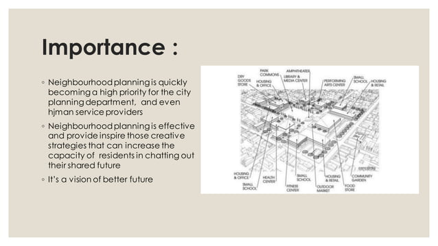 Neighbourhood unit (Clarence Perry) | PDF