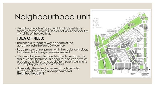 Neighbourhood unit (Clarence Perry) | PDF