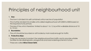 Neighbourhood unit (Clarence Perry) | PDF