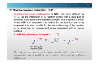 Neighbouring Group Participation.pptx
