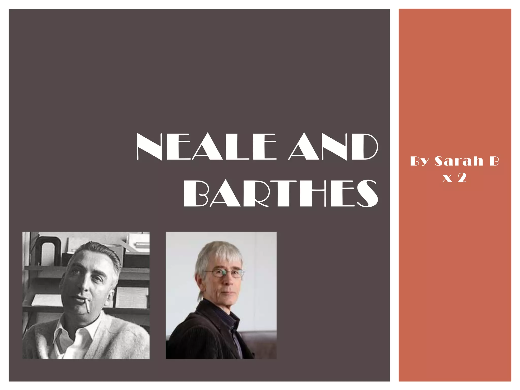Neil and barthes | PPTX