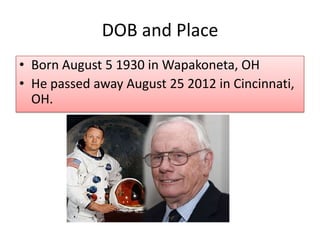 Neil Armstrong Cincinnati Oh