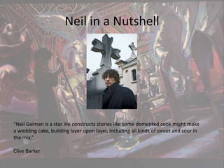 Neil Gaiman Lit Soc talk | PPTX