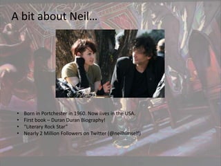 Neil Gaiman Lit Soc talk | PPTX
