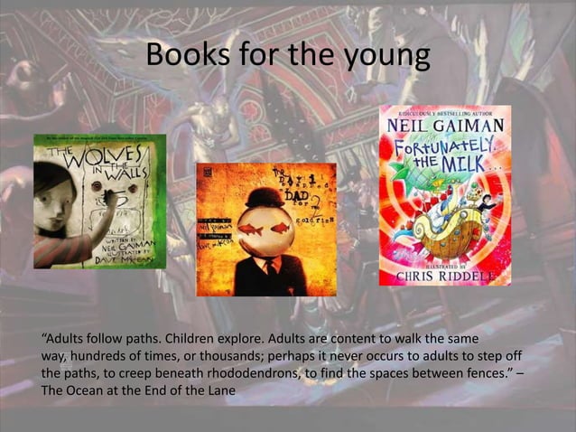 Neil Gaiman Lit Soc talk | PPT