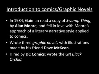 Neil Gaiman - Presentation Cultura Inglesa UFRGS | PPTX | Comics and ...