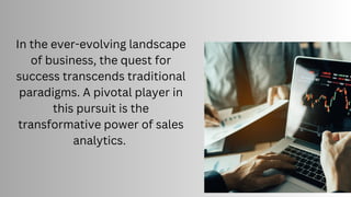 Neil Haboush | Revolutionizing revenue with Sales Analytics | PDF