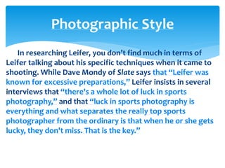 Neil leifer ppt | PPT