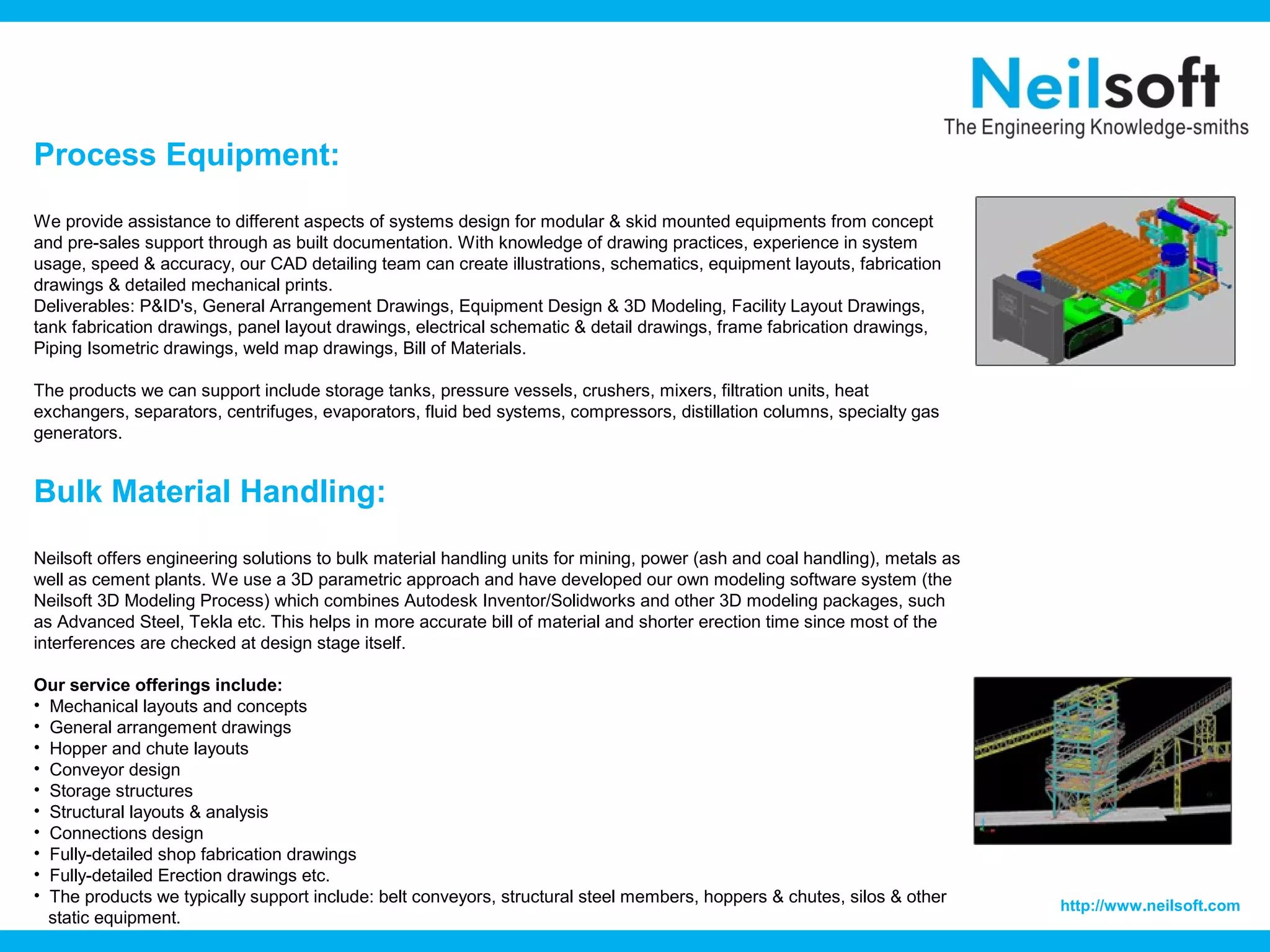 Neilsoft engineering services for industrial machinery & equipment | PPT