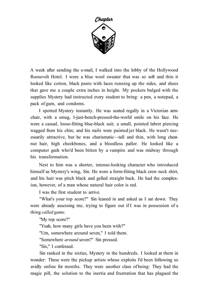 Neil Strauss (Style) - The Game (complete e-book).pdf | Women\'s ...