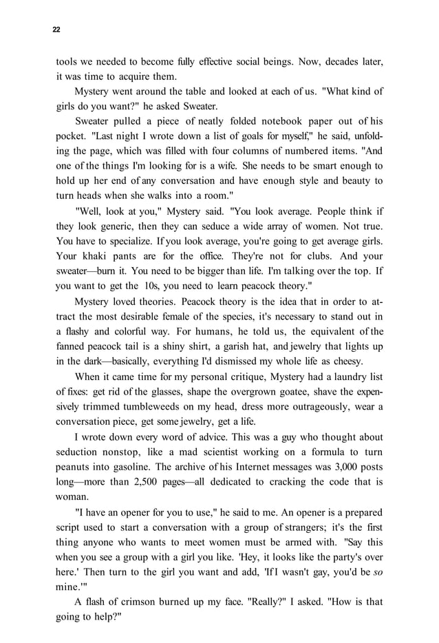 Neil Strauss (Style) - The Game (complete e-book).pdf | Women\'s ...
