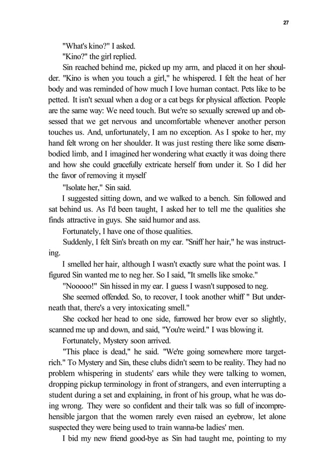Neil Strauss (Style) - The Game (complete e-book).pdf | Women\'s ...