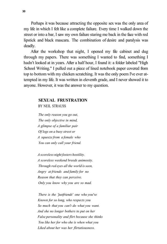 Neil Strauss (Style) - The Game (complete e-book).pdf | Women\'s ...