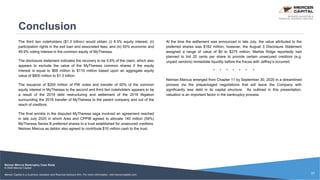 Restructuring Case Study - Neiman Marcus | PDF