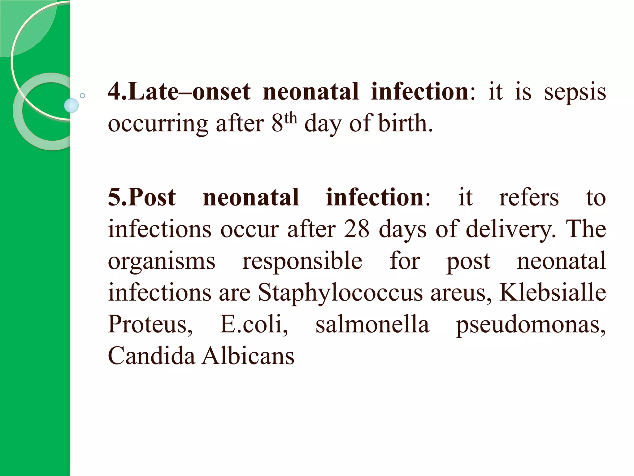 Neonatal infections | PPTX