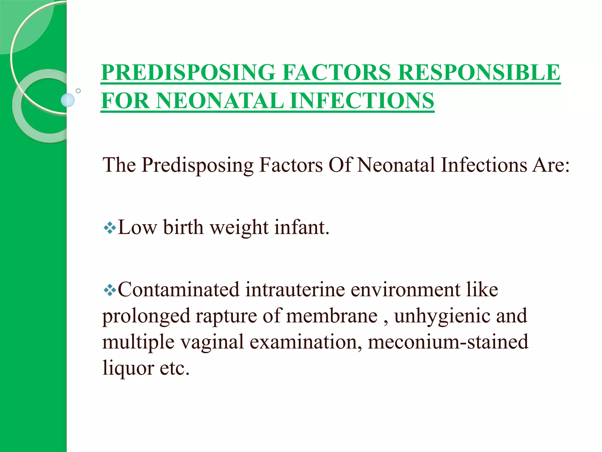 Neonatal infections | PPTX