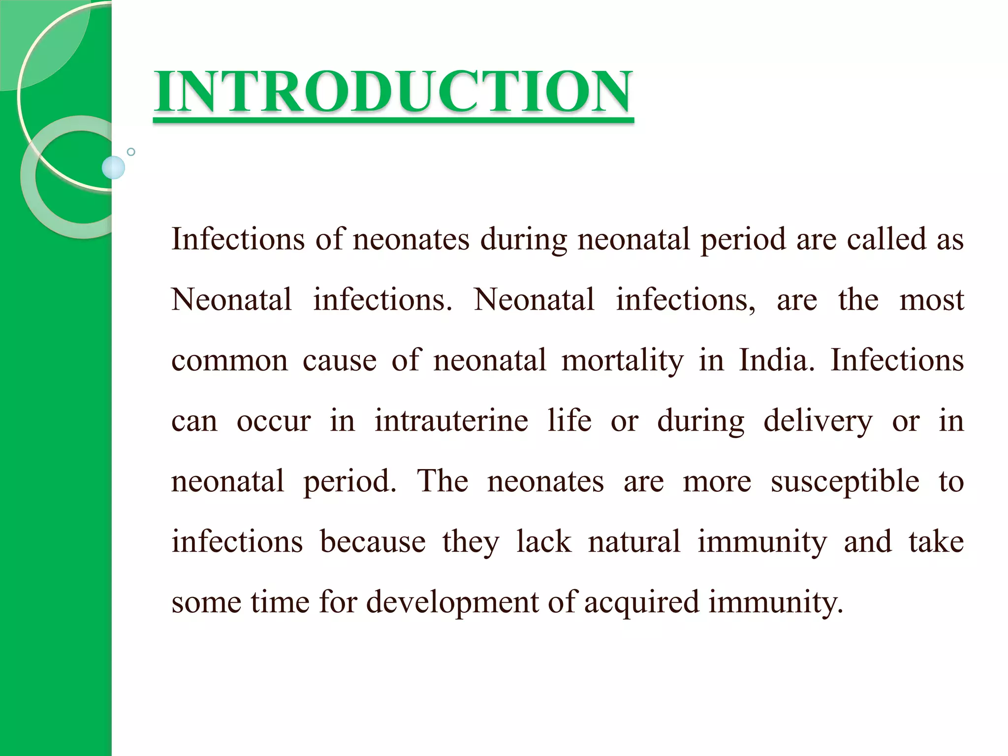 neonatal infection | PPTX