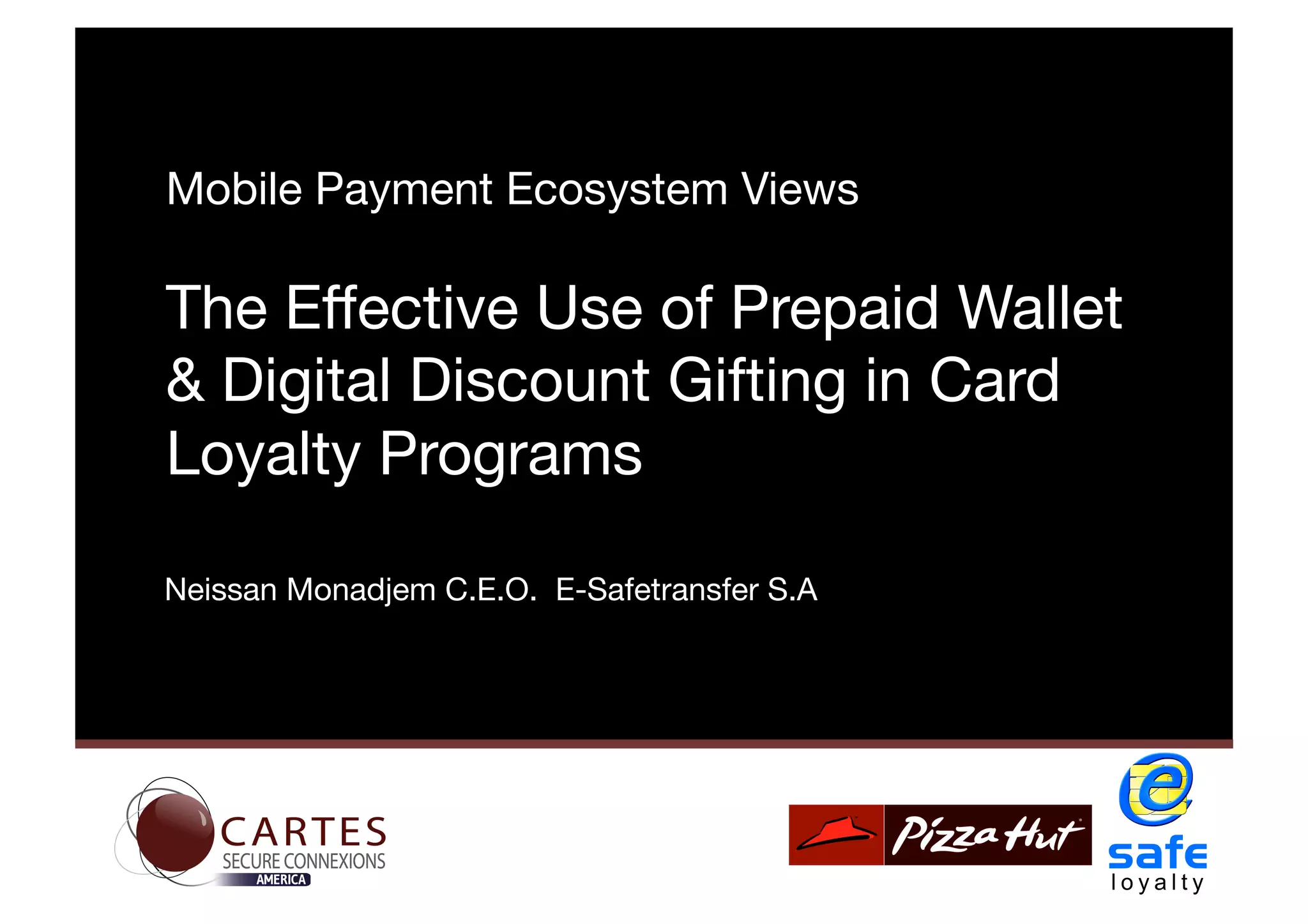 Effective Use of Prepaid & Digital Discount Gifting in Card Loyalty | PPT