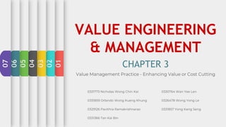 Value Management - Tutorial - VM Practice: Enhancing value or cost ...