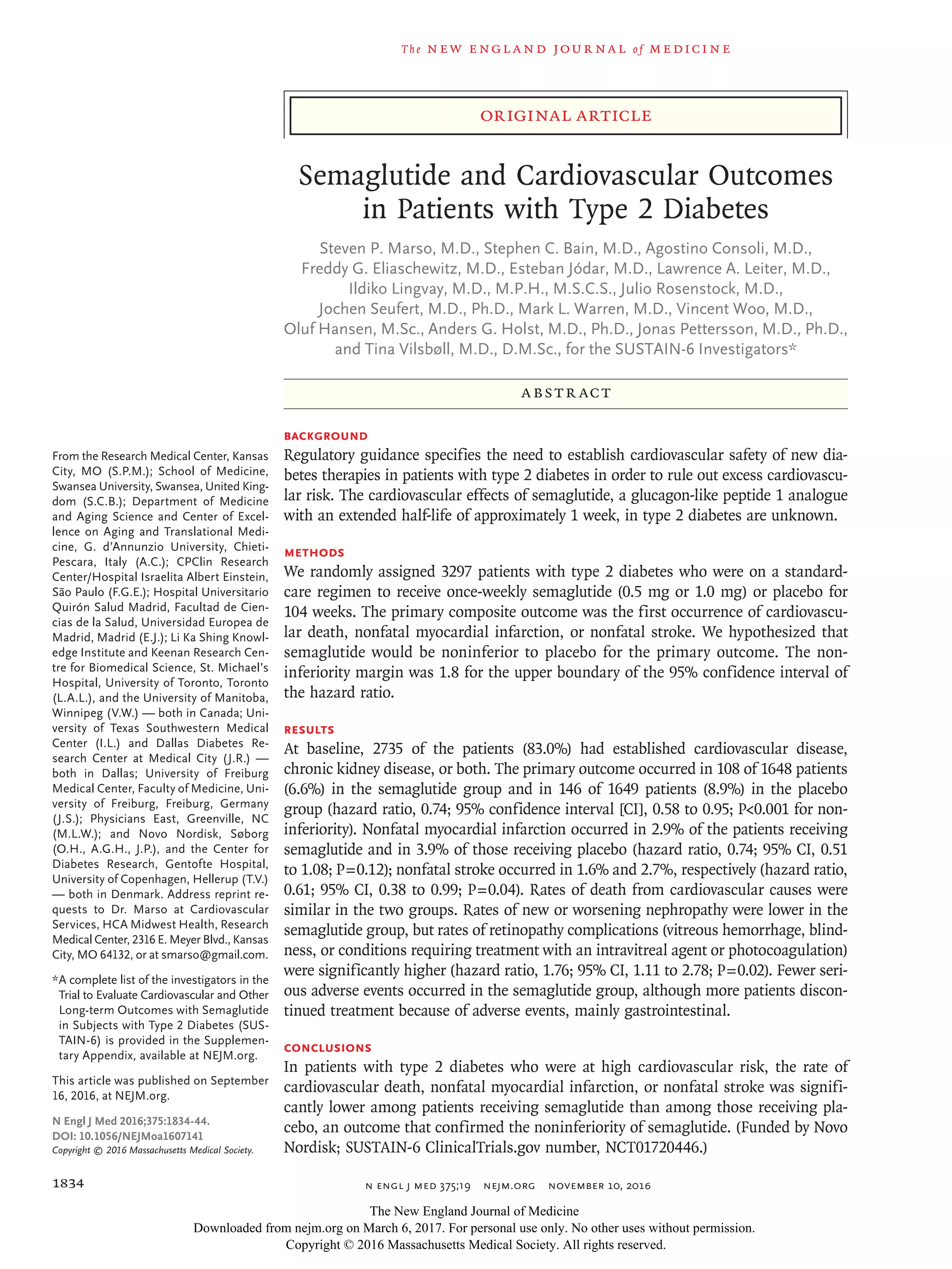 Nejm semiglutide | PDF