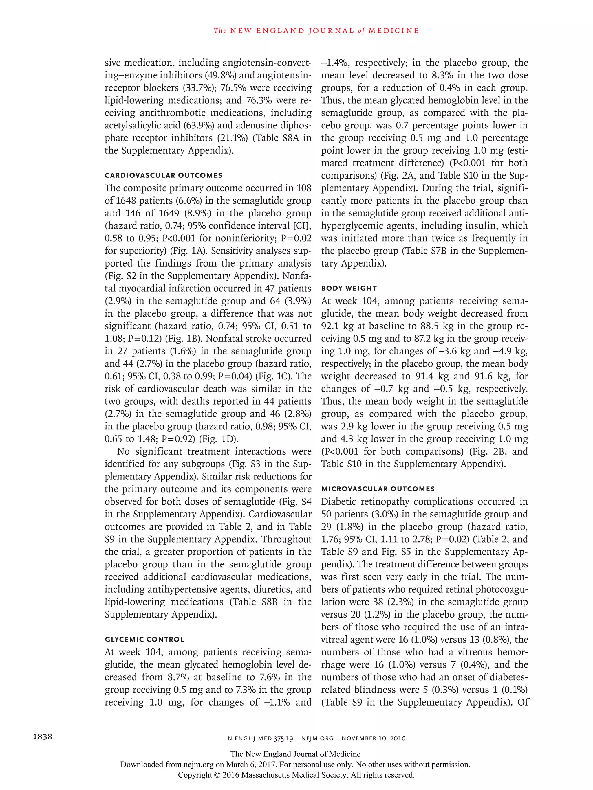 Nejm semiglutide | PDF
