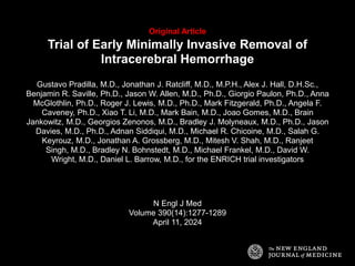 NEJM_ENRICH Trial_Results Slides April 2024 | PPTX