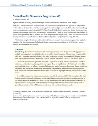 Nejm journal watch practice changing articles 2014 | PDF | Physical ...