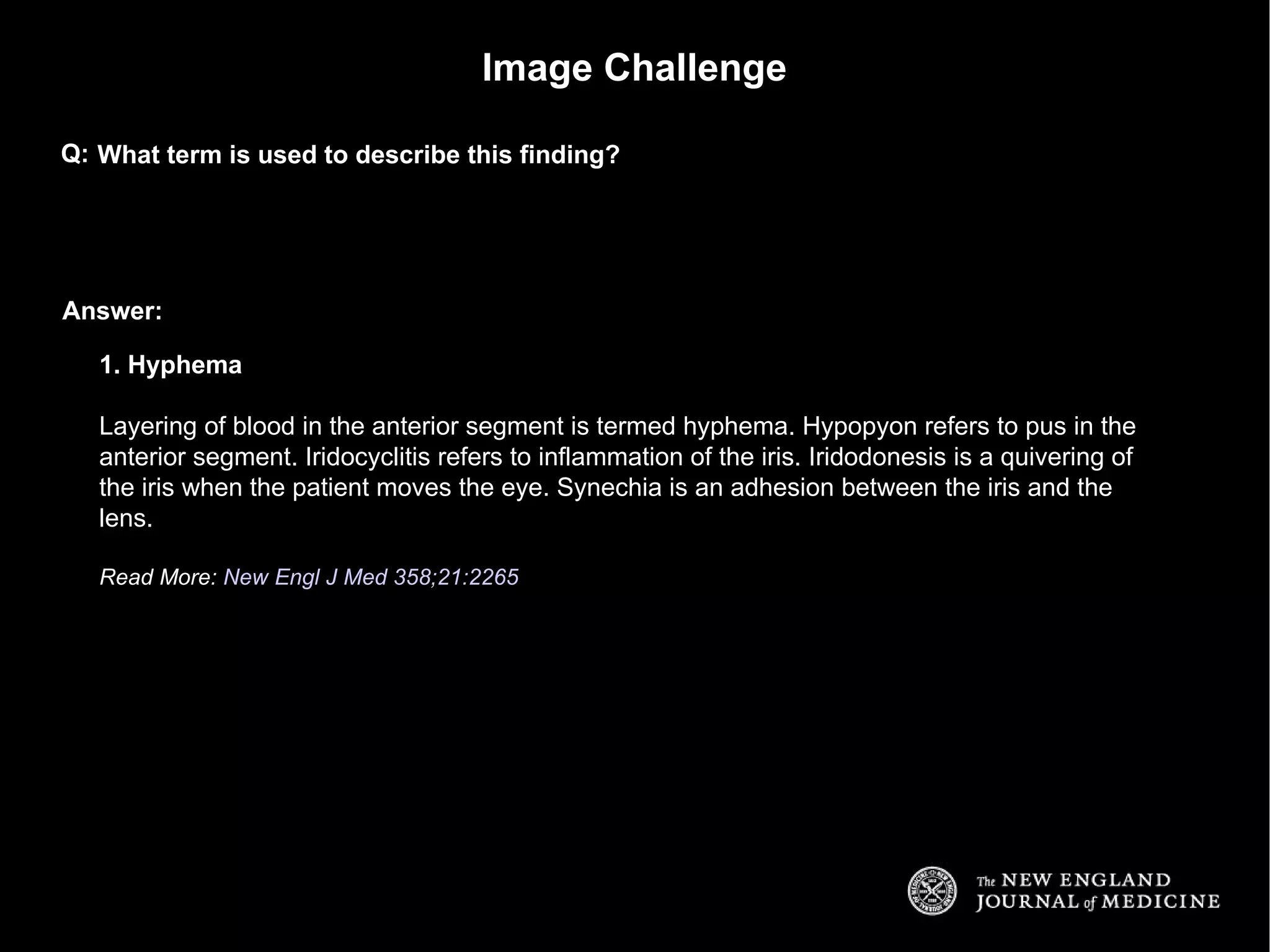 Nejm Medical Image Challenge | PPT
