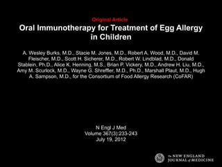 oral immunotherapy of egg allergy research.pptx