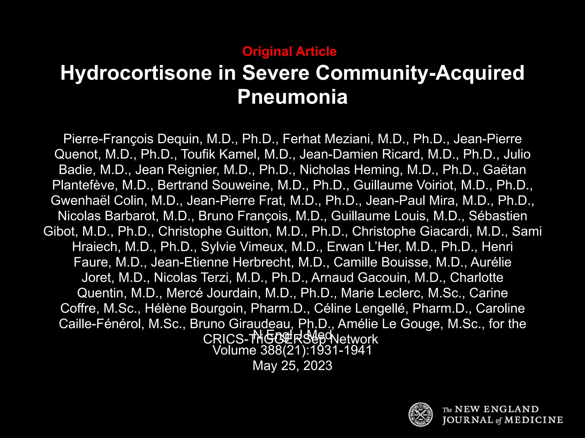 Steroid on severe community acquired pneumonia | PPTX