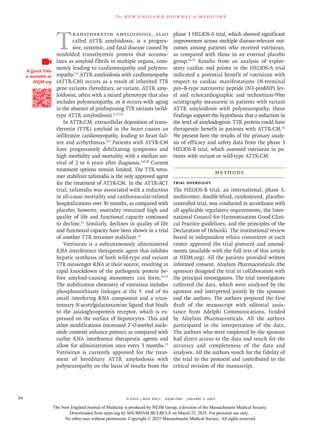 Helios b trial on Role of vutrisiran in attr cm | PDF