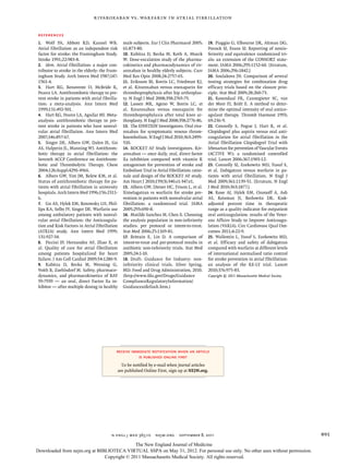 Rivaroxaban versus Warfarina en el tratamiento de la Fibrilación ...