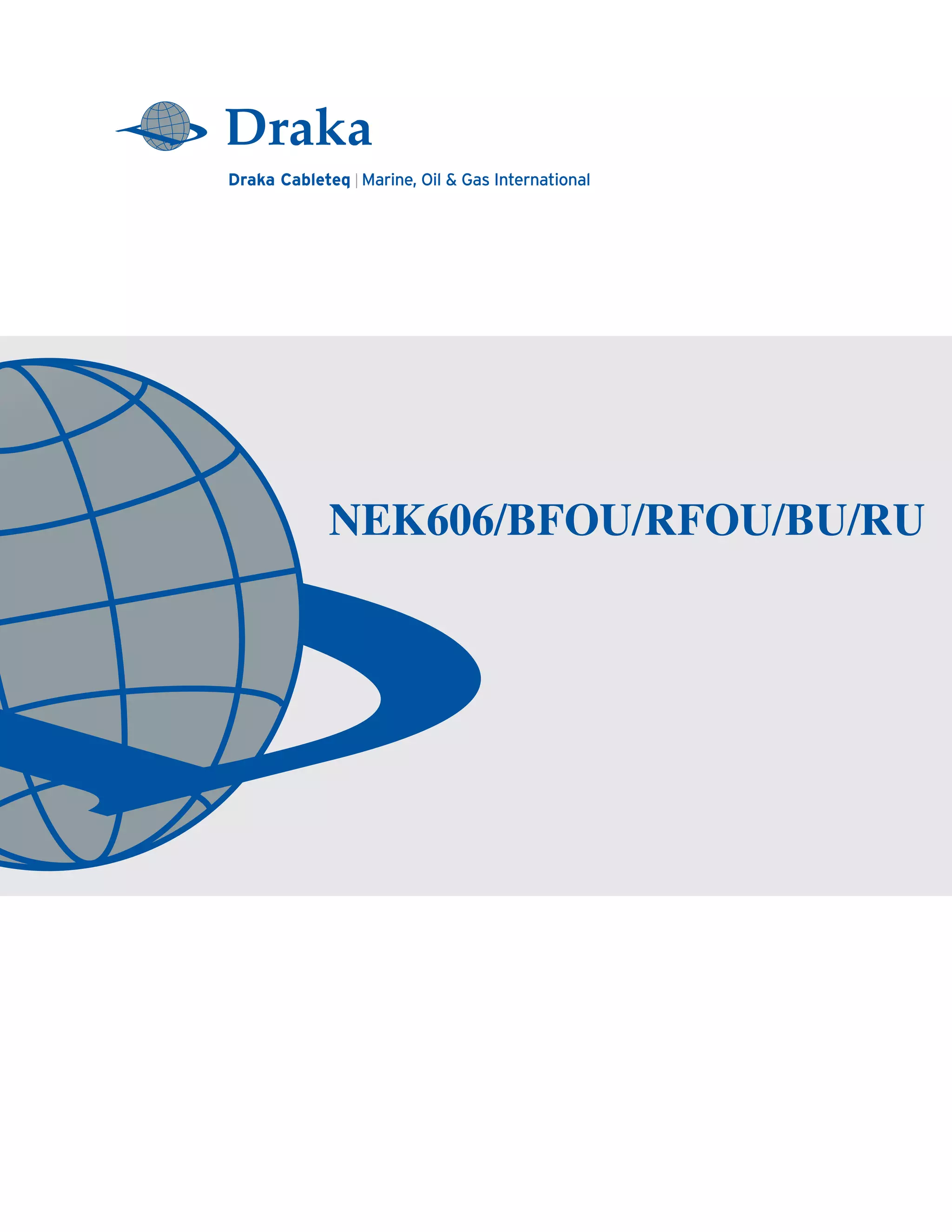 Draka Offshore Cables Basic Program IEC / NEK 606 | PDF