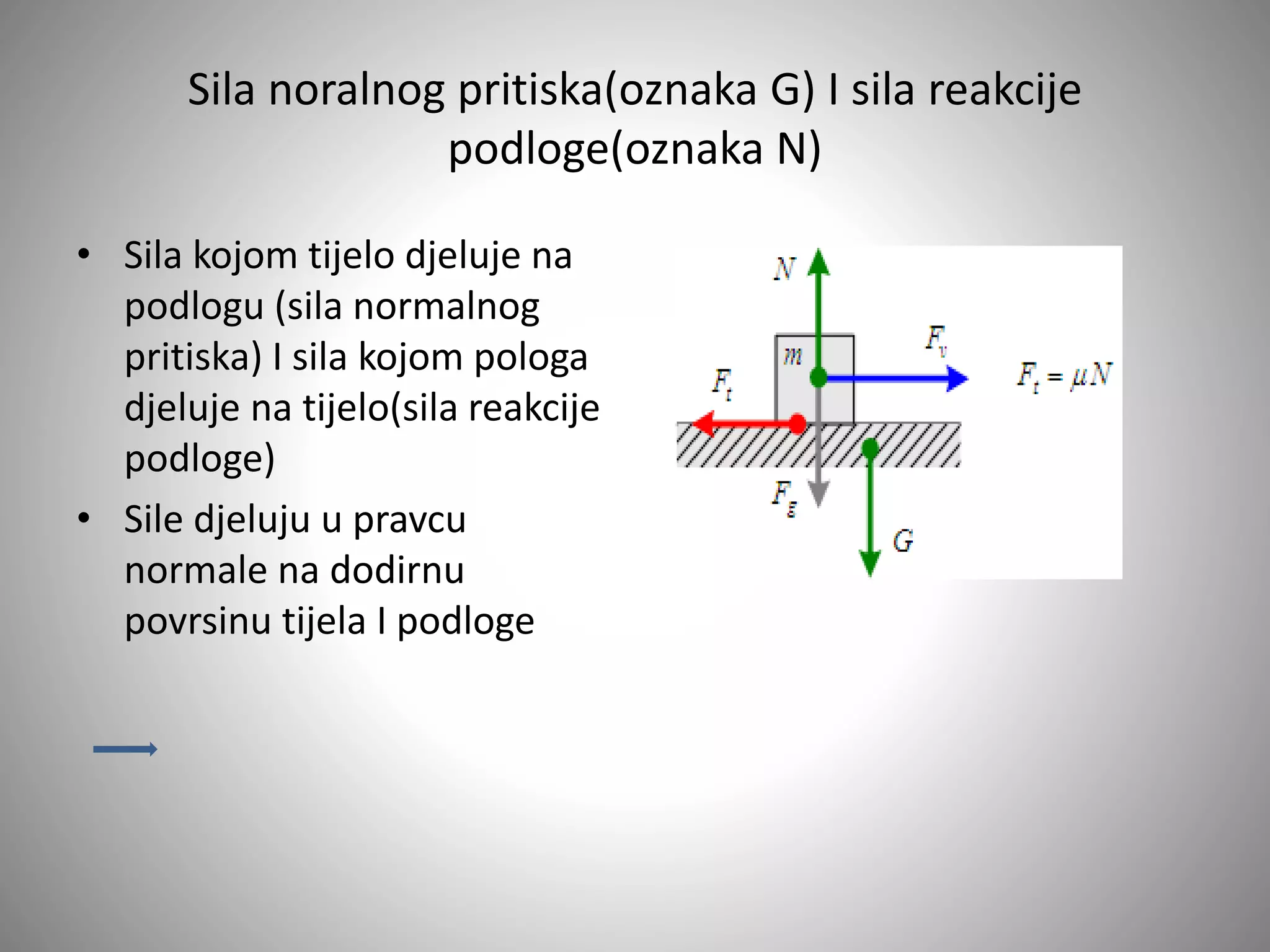 Neke od sila u mehanici | PPTX