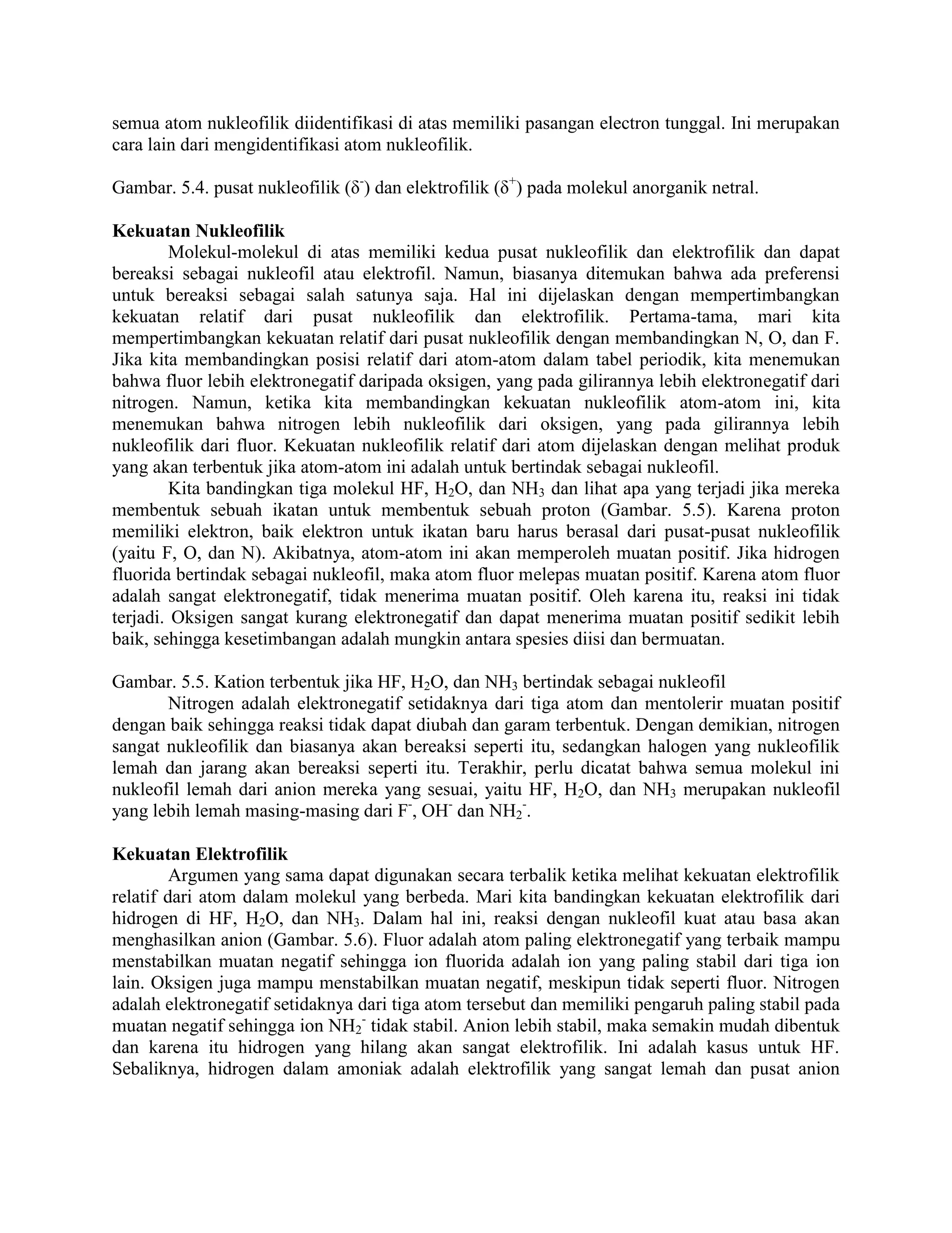 Nekleofilik dan elektrofilik | DOCX