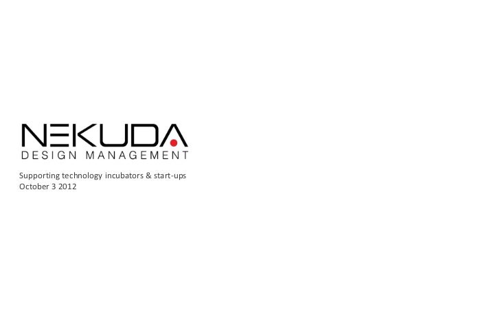 Nekuda DM for Tech Incubators & Start-ups