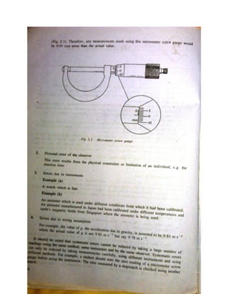 Pacific Physics Unit1: Measurements | PDF