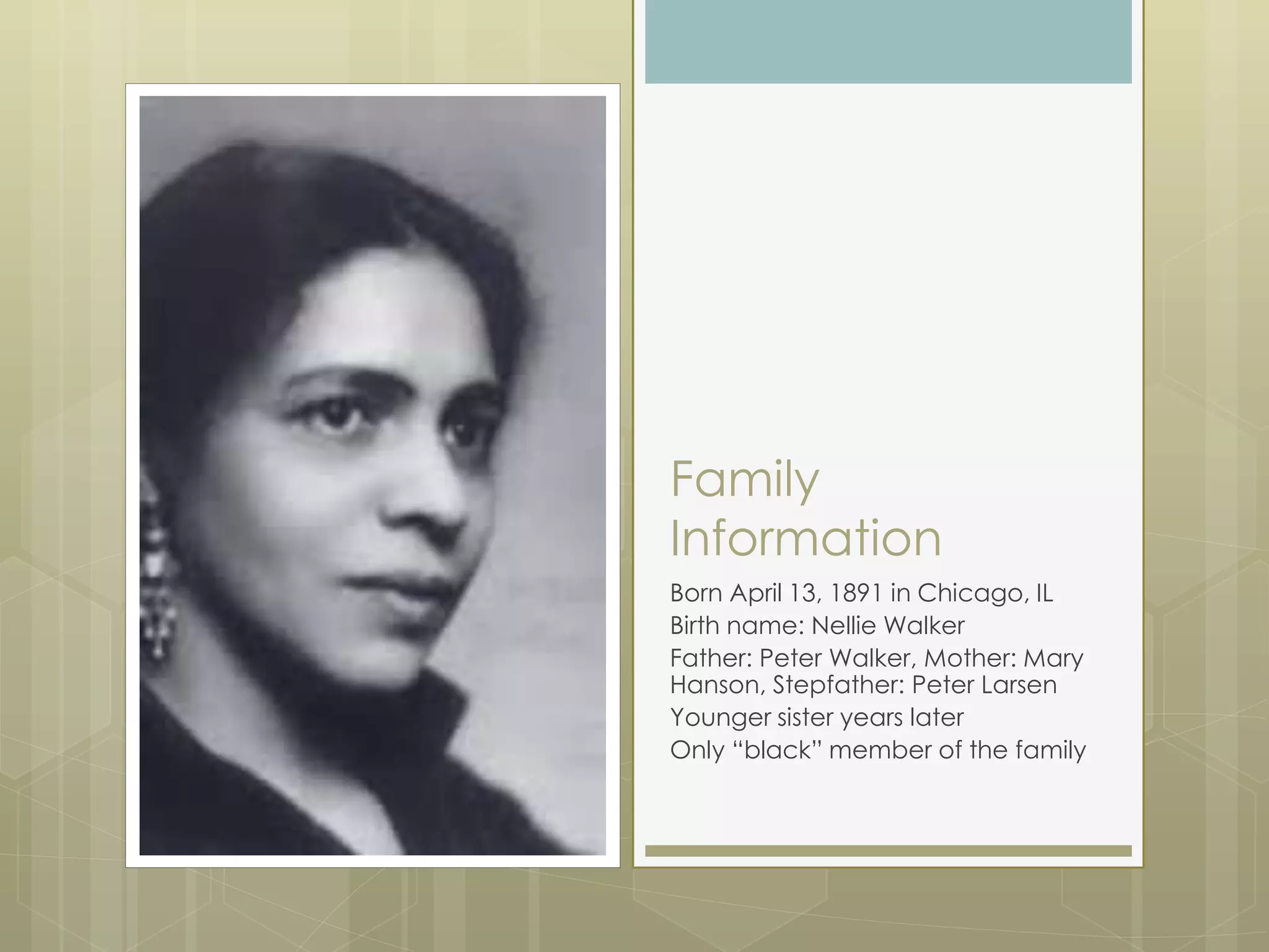 Eng102 Summer 2014 Nella Larsen | PPTX