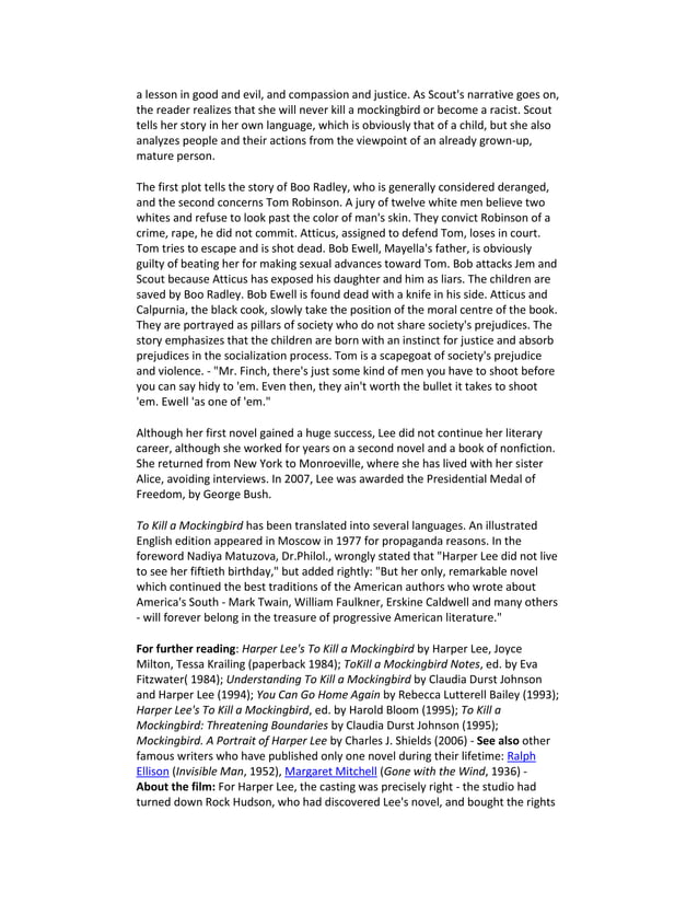 Nelle harper lee biography | PDF