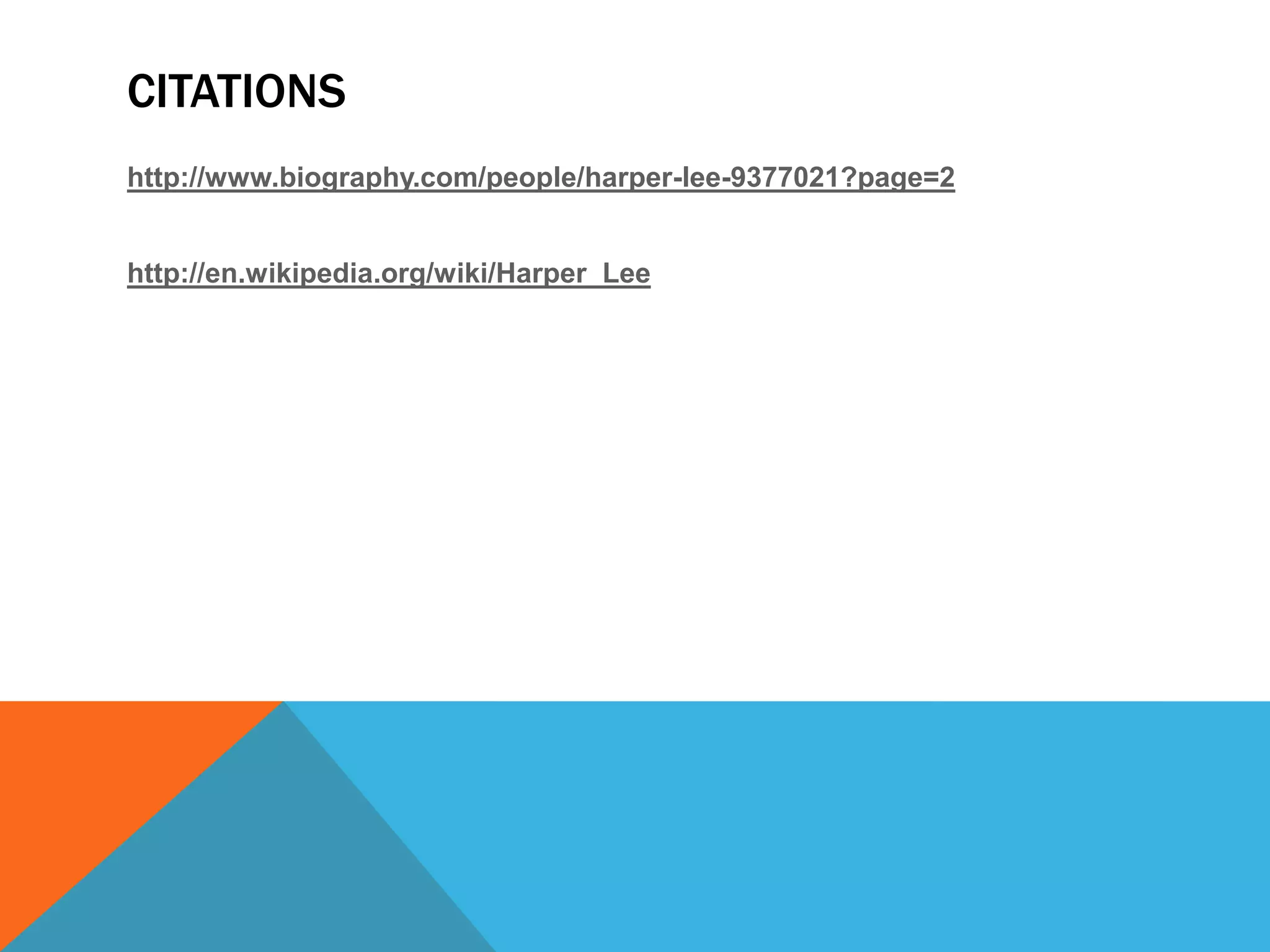 Nelle harper lee presentation | PPTX