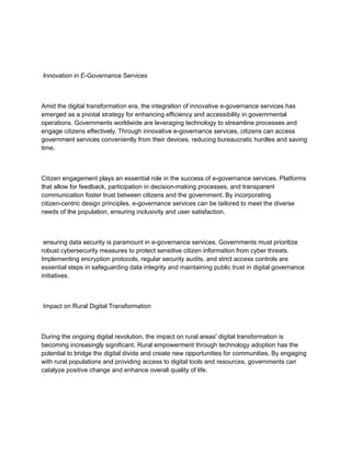 The Digital CM: Naidu's Journey in Promoting Digital Literacy | PDF