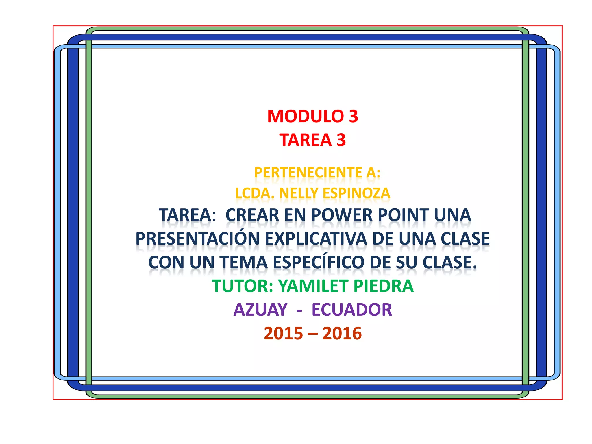 Nelly espinoza presentación de clase | PPTX