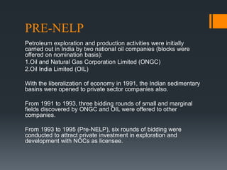 NELP (New Exploration Licensing Policy) | PPTX