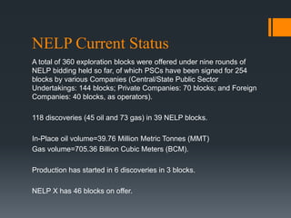 NELP (New Exploration Licensing Policy) | PPTX