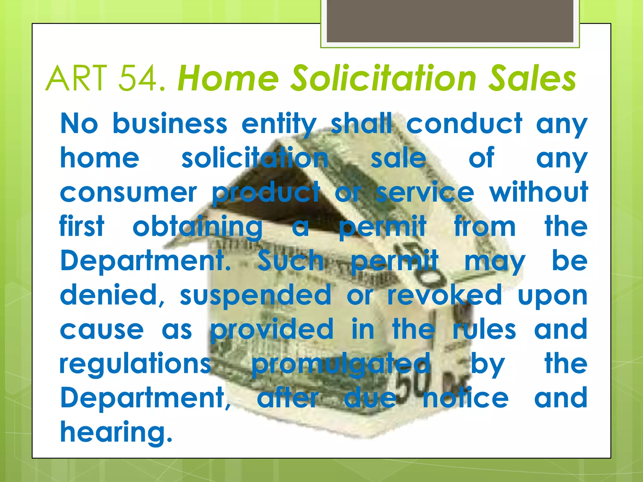 Consumer Act of the Philippines | PPTX