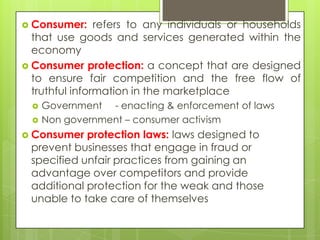 Consumer Act of the Philippines | PPTX