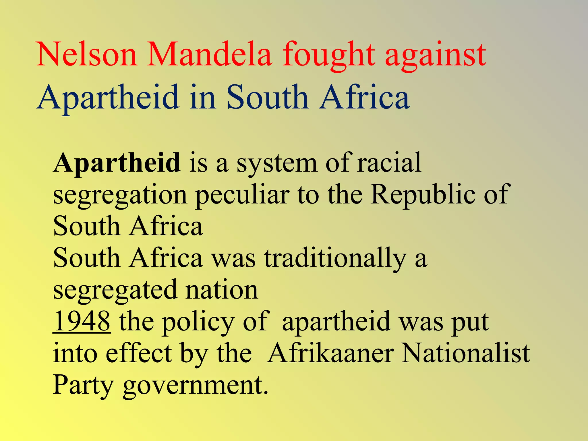 Nelson Mandela | PPT